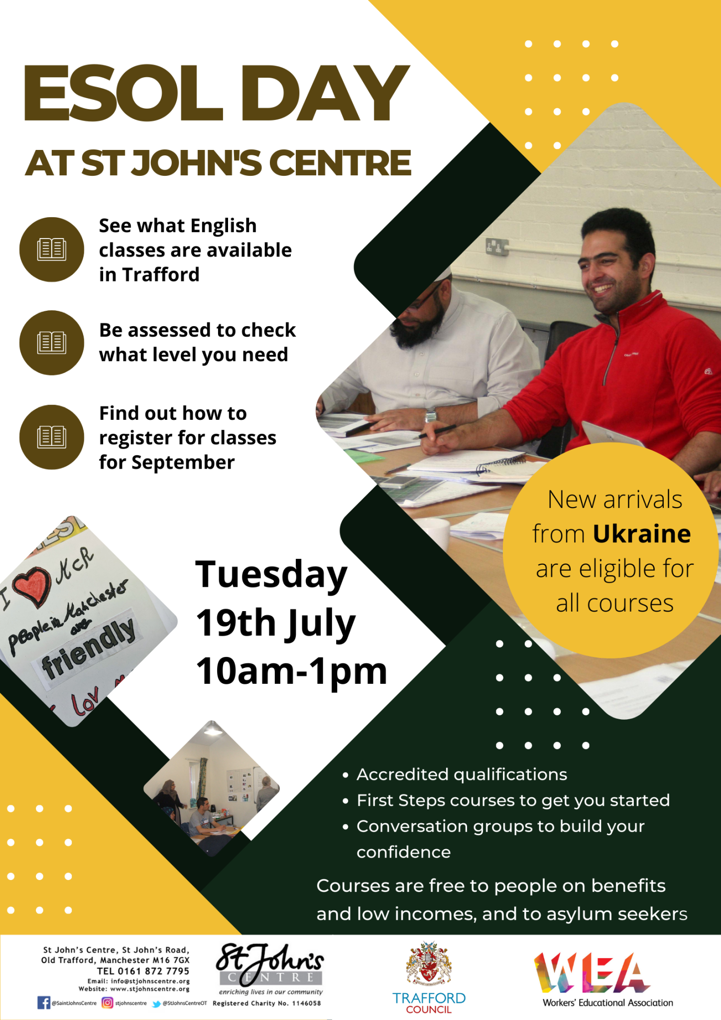 ESOL Day St John s Centre